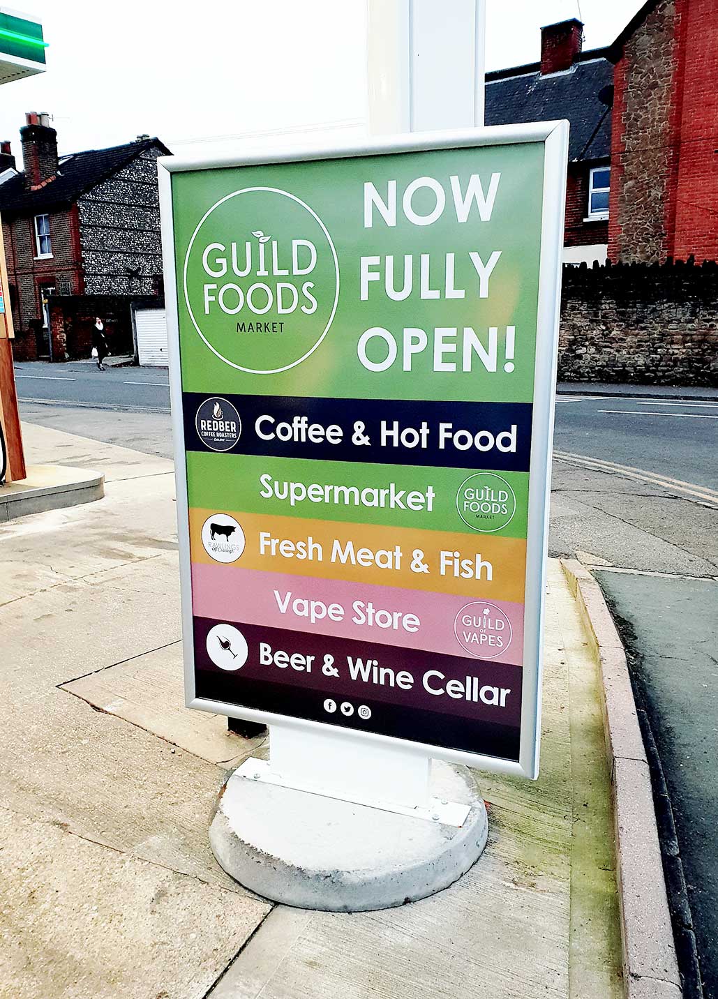 Pavement Signs & A-Boards Supplied & Printed | Many Styles